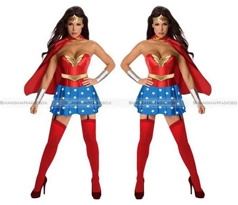 Sexy Wonder Woman Superhero Costume Halloween Fancy Dress Cosplay Tfs 10814315cosplay Uniform