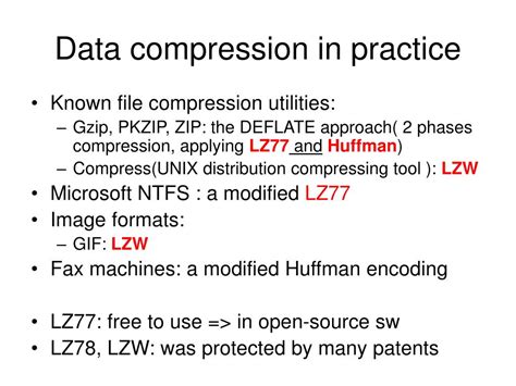 ppt algorithms for data compression powerpoint presentation free download id 4222826