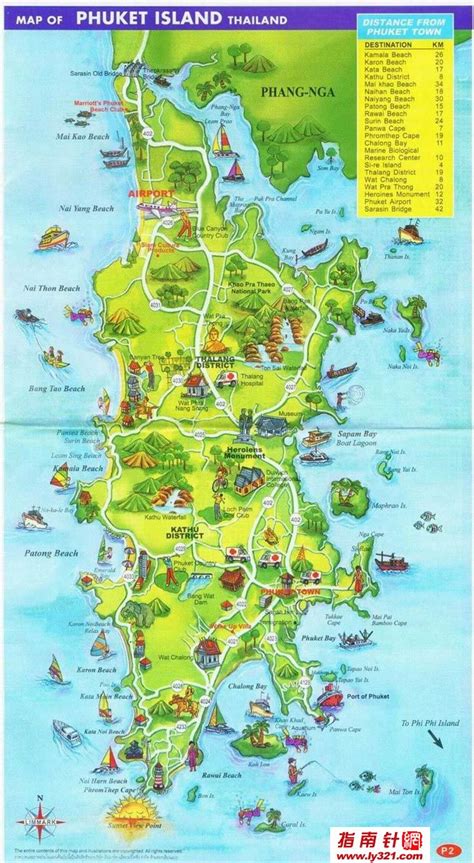 泰国普吉岛地图英文 泰剧吧泰国地图频道