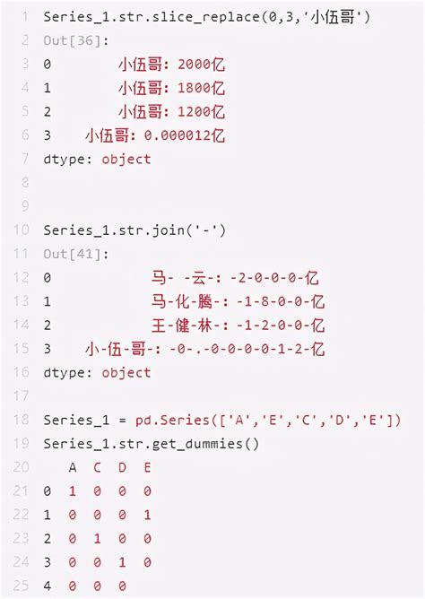 pandas向量化字符串操作方法！ csdn博客