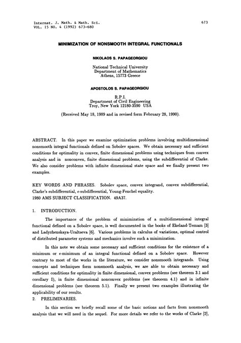 pdf minimization of nonsmoothintegral functionals
