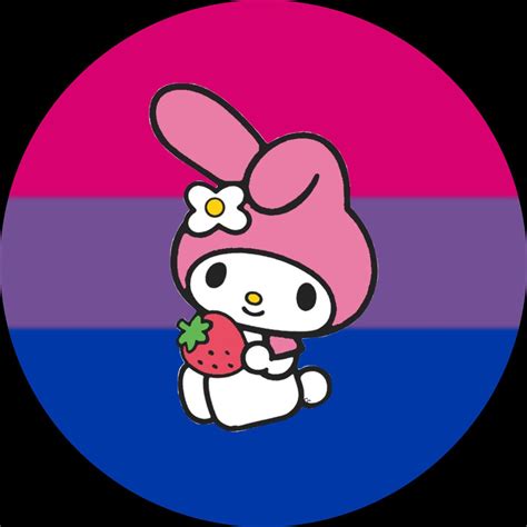 Bisexual My Melody Pfp Hello Kitty Backgrounds Hello Kitty Bi Flag