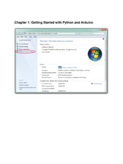 Chapter 1 Getting Started With Python And Arduino Chapter 1 Getting