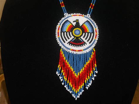 Thunderbird Necklace Native American Beadwork Native American Beadwork Bead Work Native
