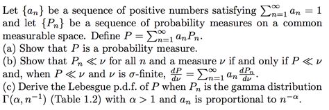 solved let {an} be a sequence of positive numbers satisfying