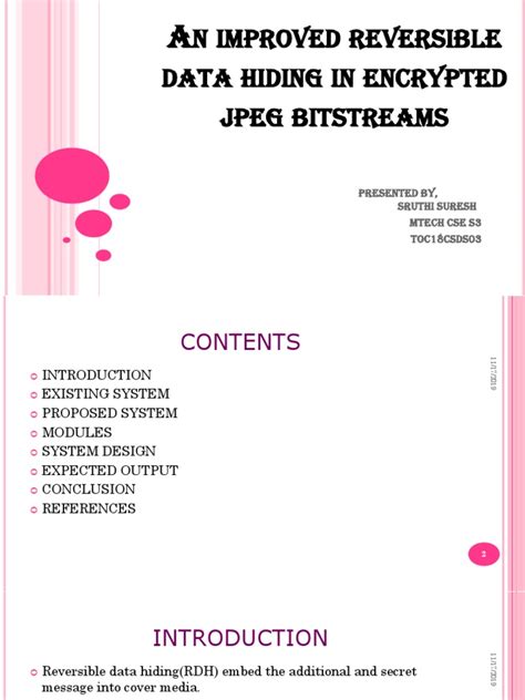 n improved reversible data hiding in encrypted jpeg bitstreams pdf encryption cryptography
