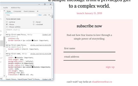 css override user agent stylesheet on focus stack overflow