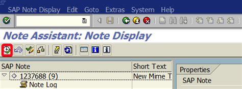 how to check and implement sap note using transaction snote sapported