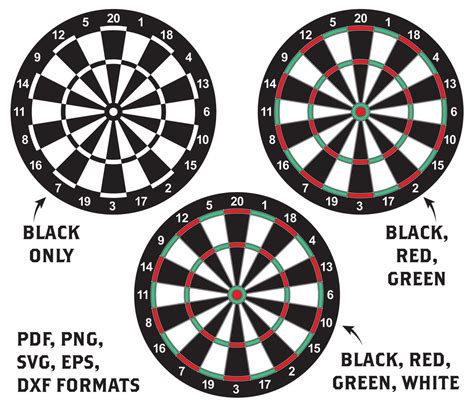 Dartboard Svg Dartboard Cut File Printable Dartboard Dart Board