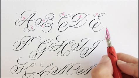 How To Write In Calligraphy For Beginners Easy Way YouTube