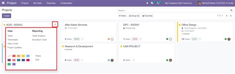 Odoo Project Dashboard Odoo V Community Edition