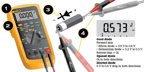 How To Test Diodes With A Digital Multimeter Fluke