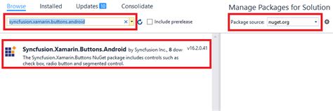 getting started in syncfusion checkbox for xamarin android platform