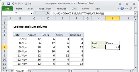 excel formula sum entire column exceljet