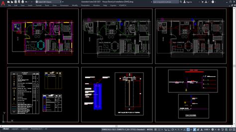 House Electrical Installation DWG