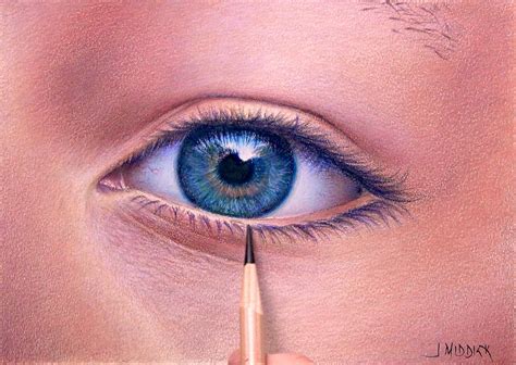 How To Draw Realistic Eyes In Colored Pencil Sharpened Artist