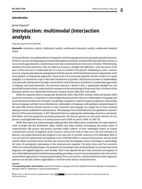 pdf introduction multimodal inter action analysis