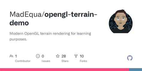 github madequa opengl terrain demo modern opengl terrain rendering for learning purposes