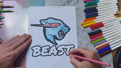 3D Art How To Draw Mr Beast Logo 30 Beast Logo Mr Beast 45 OFF