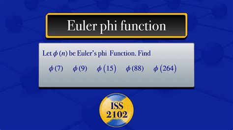 euler phi function youtube