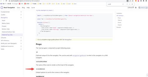 rn 使用react navigation写可以滚动的横向导航条（expo项目） react中实现横向导航 csdn博客