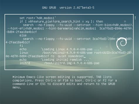 Grub2 Debian Live Stucked On Grub Unix Linux Stack Exchange