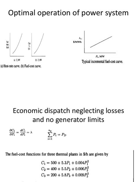 economic load dispatch pdf