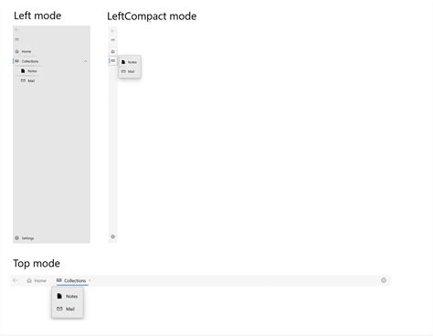 NavigationView UWP Applications Microsoft Docs