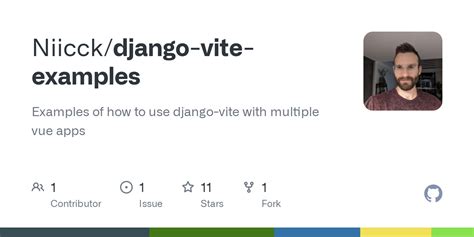 GitHub Niicck Django Vite Examples Examples Of How To Use Django