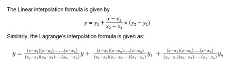 interpolation definition formula methods