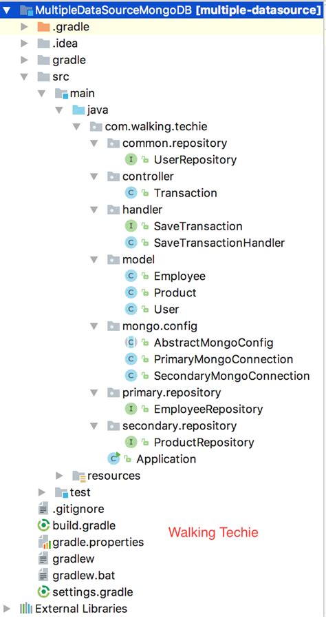 using multiple datasources of mongodb with spring boot and spring data walking techie