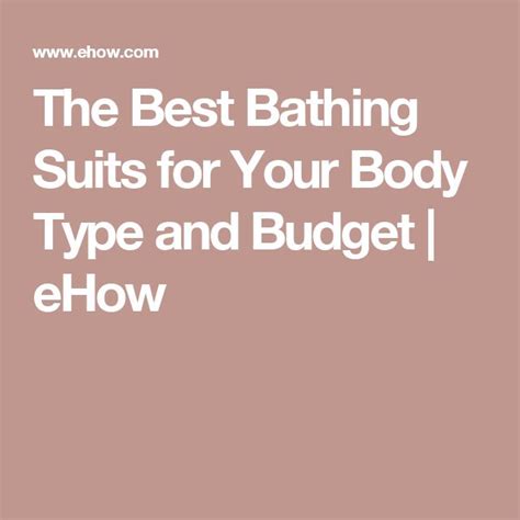 The Best Bathing Suits For Your Body Type And Budget Body Types Bathing Suits Bathing Suits