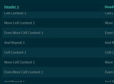 amazing jquery plugins — freeze table headers and columns with jquery
