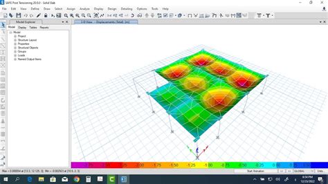 Analysis Of Two Way Solid Slab In SAFE V20 YouTube