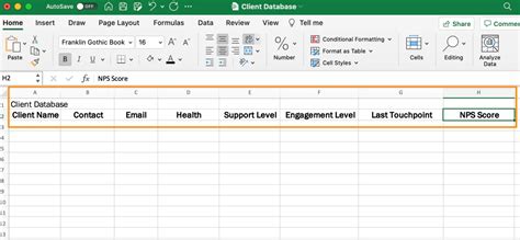 how to build database using ms excel its