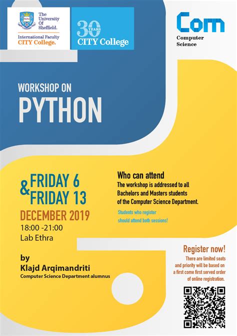 workshop on python by our computer science department