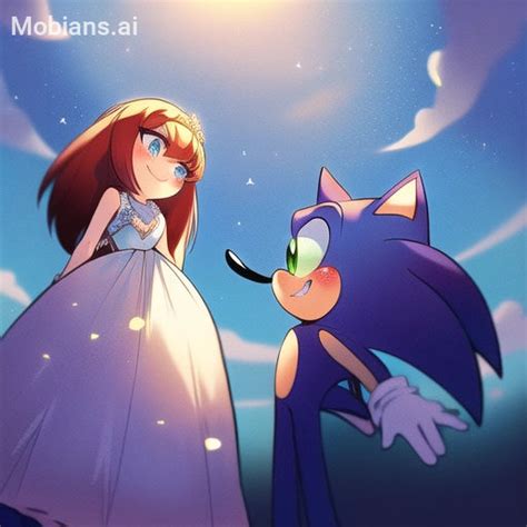 Sonic And Princess Elise By Mechtail74 On Deviantart