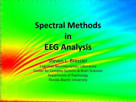 ppt spectral methods in eeg analysis powerpoint presentation free download id 331462
