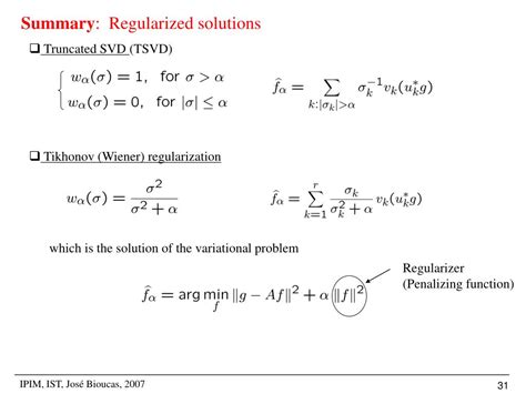 ppt ill posedness and regularization of linear operators 1 lecture powerpoint presentation