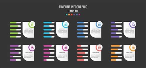 Premium Vector Infographic Template For Business 8 Steps Modern
