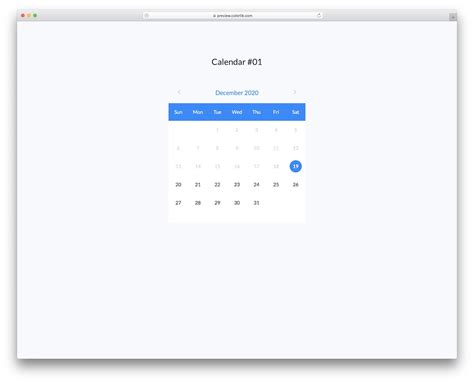 20 Best Free Bootstrap Calendars In 2021 Avasta