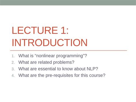 pdf lecture 1 introductionlecture 1 introduction 1 what is “nonlinear programming” 2 what