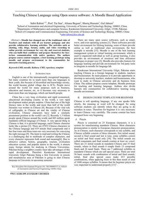 pdf teaching chinese language using open source software a moodle based application