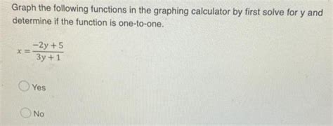 [answered] graph the following functions in the graphing calcul algebra
