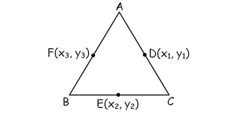 how to find the vertices of a triangle if the midpoints are given