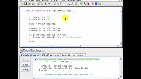method chaining youtube