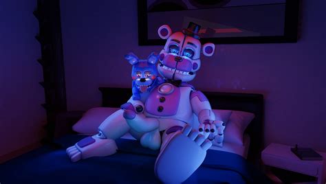 Rule 34 Animatronic Balls Bear Blue Eyes Bowtie Bunny Cock Duo Feet Five Nights At Freddys
