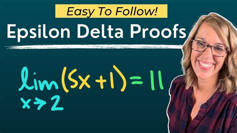 epsilon delta proofs for limits step by step tutorial examples youtube