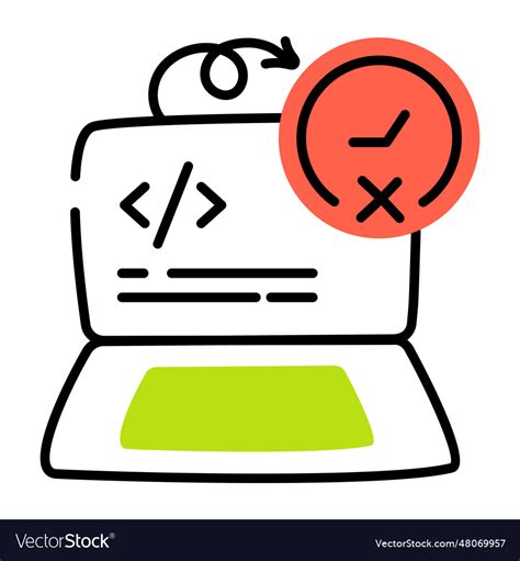 Runtime Error Royalty Free Vector Image VectorStock