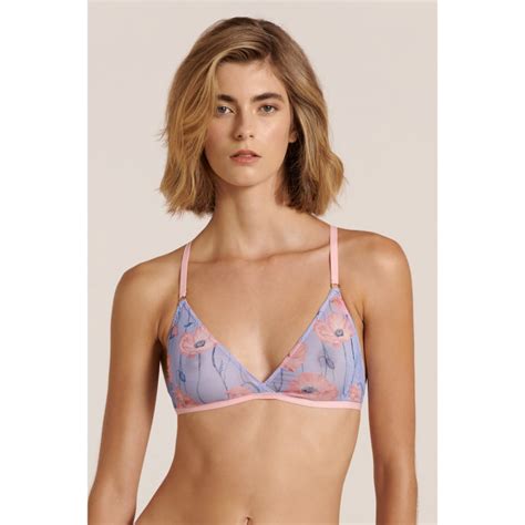 Sheer Pink Poppy Bralette Luciela Wolf And Badger